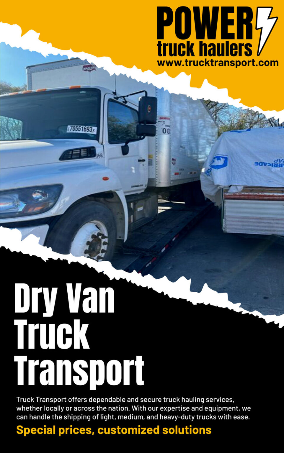 Dry Van Truck Transportation and Hauling | Truck Transport